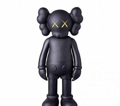 Кавс Kaws игрушка чёрная 20см