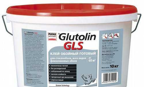 Готовый обойный клей Glutolin GLS (9 ведер по 10л)
