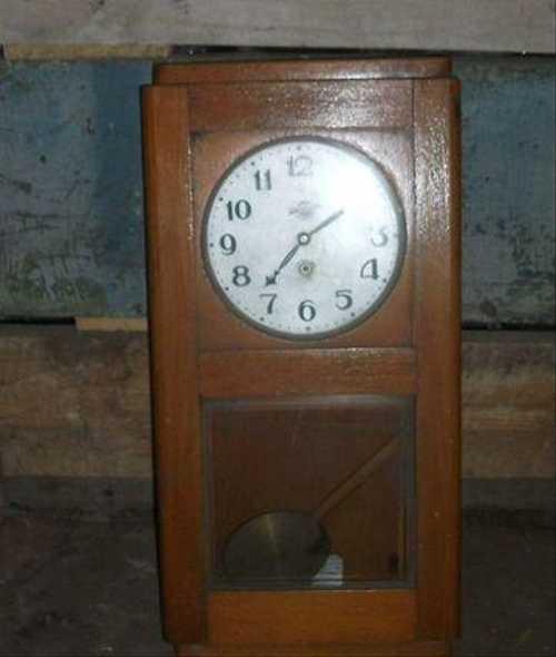 Часы настенные с маятником счз механика СССР 1950
