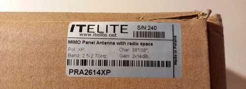 Антенна ITElite PRA2614dual X-pol 2,6 GHz, 14 dBi