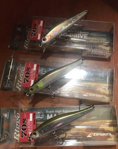 Воблер Zipbaits Rigge s-line 70s 5.5gr