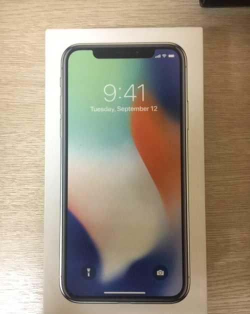 Коробка от iPhone X 64 gb