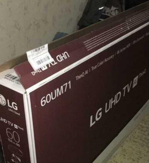 Широкий телевиор LG 60um7100