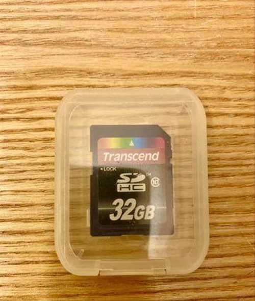 Карта памяти sdhc Transcend 32Gb