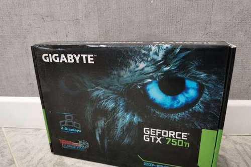 Видеокарта gigabyte geforce gtx750ti 2gb