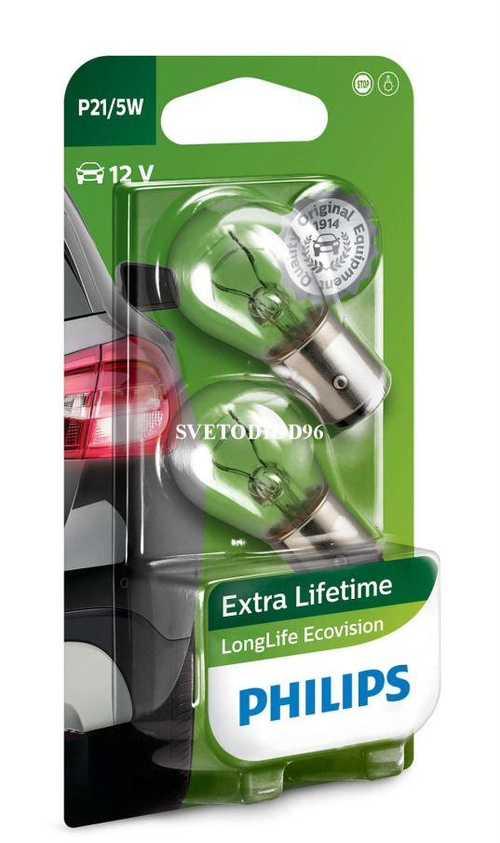 Philips LongLife Eco Vision (P21/5W, 12499llecob2)