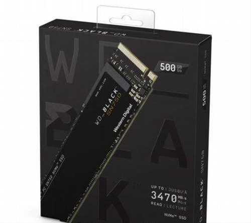 Накопитель SSD WD Black WDS500G3X0C 500гб M2