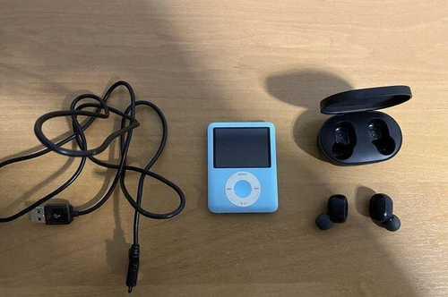 Mp3 плеер iPod nano 3 и наушники Redmi