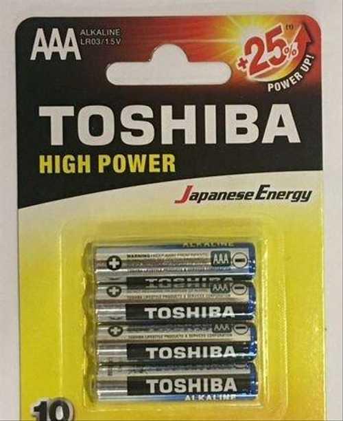 Батарейки Toshiba AAA