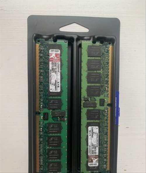 Оперативная память Kingston DDR2 1Gb PC2-3200 400M
