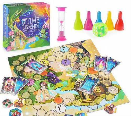 Настольная игра-ходилка Strateg "The time of legends" (30460)