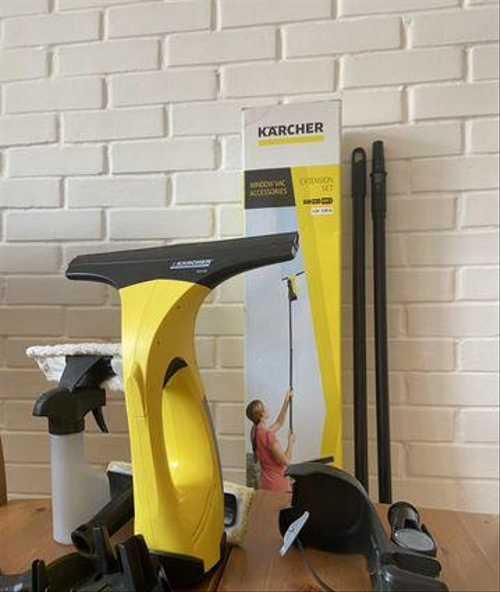 Karcher wv 50 plus с телескопической удочкой