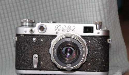 Советский фотоаппарат фэд-2 в отличном состоянии