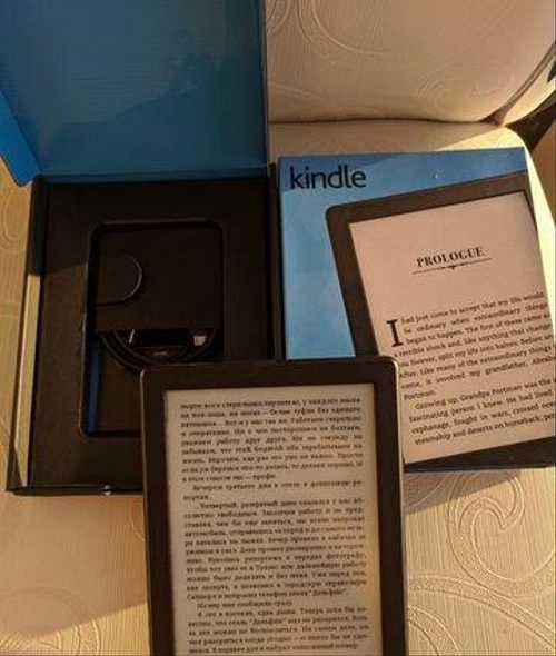 Amazon Kindle 8 без тупой рекламы с умным чехлом
