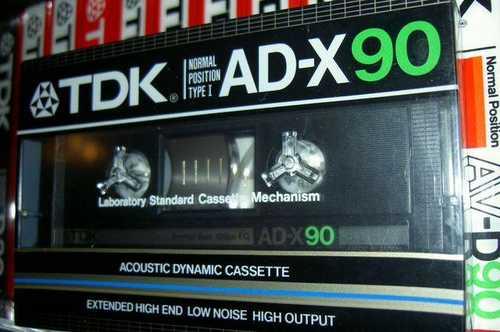 Аудиокассета TDK AD-X 90 1984 год