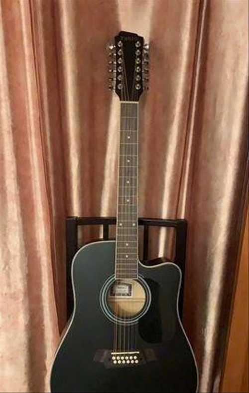 Новая Акустическая 12-струнная гитара FB12 4020 BK