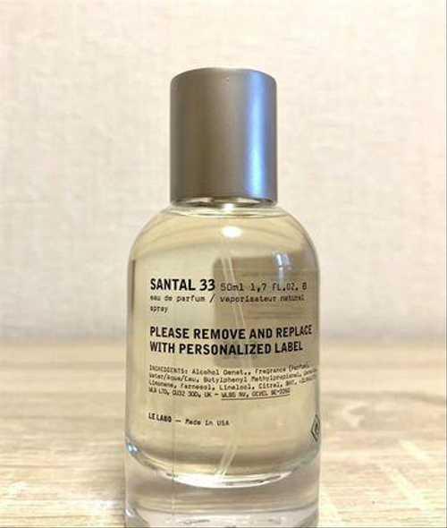 Le Labo santal 33. Оригинал