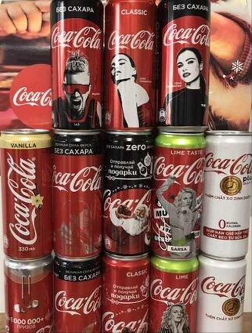 Коллекционные банки Coca-Cola, 0,33 л