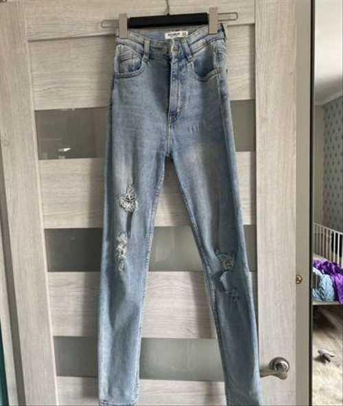 Джинсы Zara pull beer р 32-34