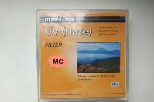 Фотофильтр Marumi UV (Haze) 72mm