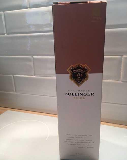 Коробка от champagne Bollinger rose