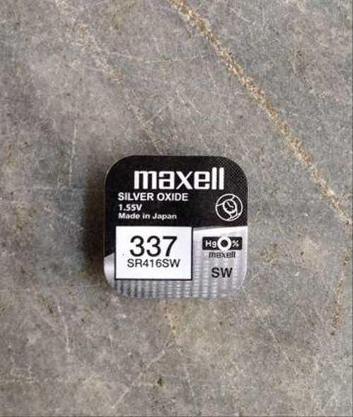 Батарейка Maxell SR416SW (337) 1.55V