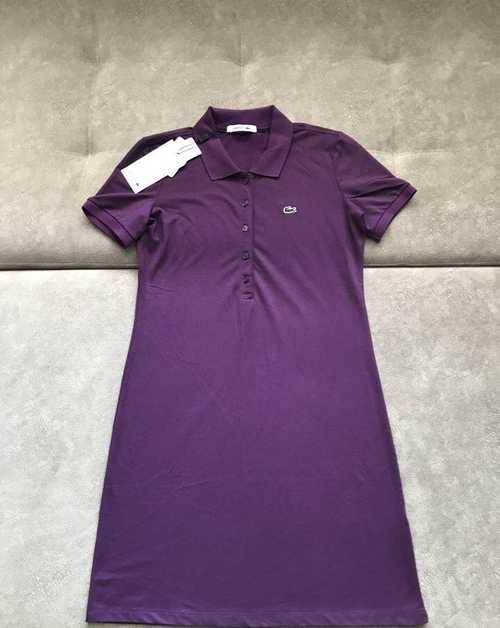 Летнее поло-платье Lacoste оригинал новое