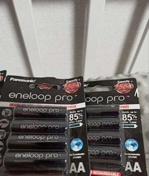 Аккумуляторы Panasonic Eneloop Pro AA