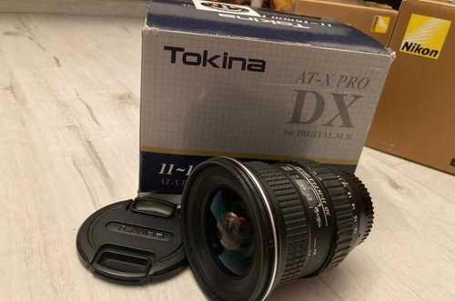 Объектив Tokina AT-X 116 PRO DX AF 11-16 mm f/2.8