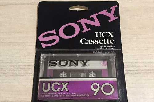 Аудиокассета Sony UCX 90 (Made in Japan) 1982 год