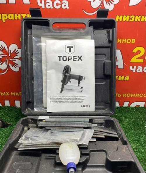 Пневматический степлер topex 74L231