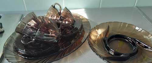 Vereco Посуда коричневое стекло