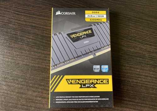 16GB (8GBx2) 3200 CL16 DDR4 Corsair Vengeance LPX
