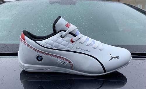 Puma кросовки BMW Motosport белые кожа натуральная