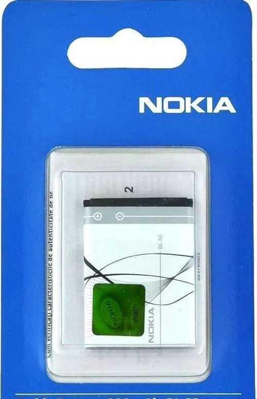 Аккумулятор BL-5B для Nokia 3220/5140/N80 Оригинал