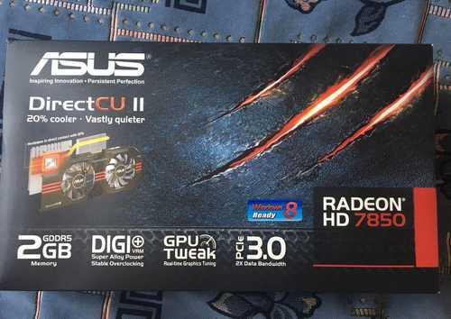 Видеокарта asus HD7850-DC2-2GD5-V2