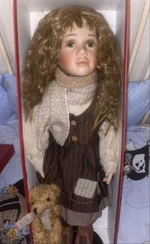 Фарфоровая кукла Angel collection 60 см