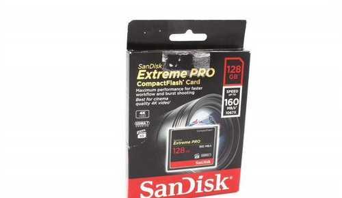 Карта памяти SanDisk CompactFlash 128GB Extreme Pr