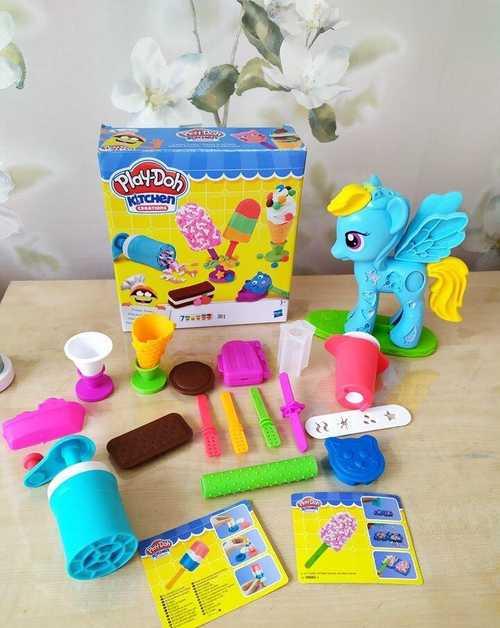 Набор плей до Play-Doh мороженое и Литтл пони