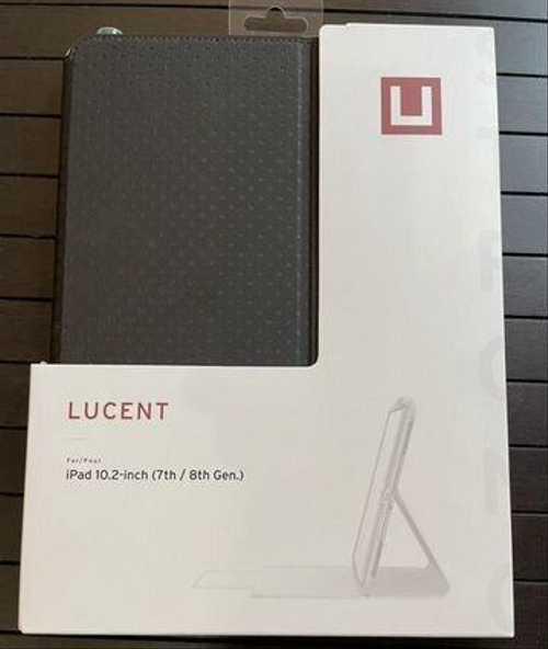 Чехол UAG Lucent для iPad 10,2" (7th/8th gen), чер