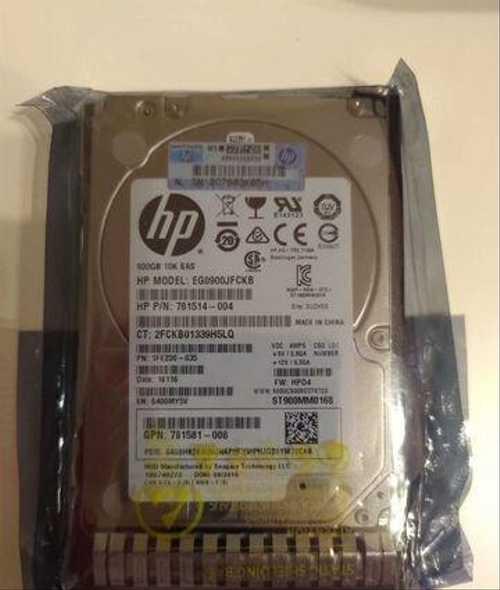 Жесткий диск 785411-001 HP 900GB 12G SAS 10K SFF