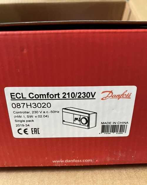 Электронный регулятор ECL Comfort 210 087H3020