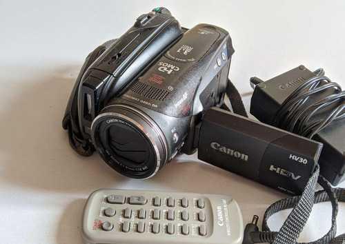 Видеокамера Canon HV30 Full HD с новой кассетой