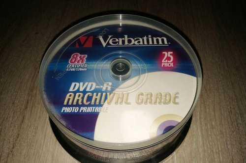 Verbatim DVD-R Archival Grade 25шт