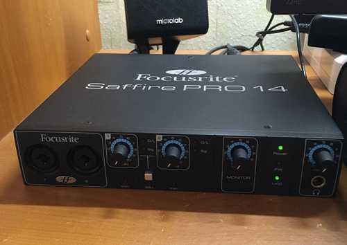 Focusrite Saffire PRO 14 FireWire. Внешняя звукова