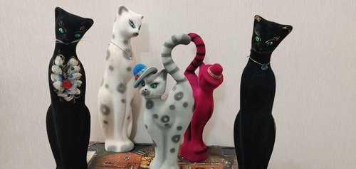 Большие статуэтки - копилки "Кошки"