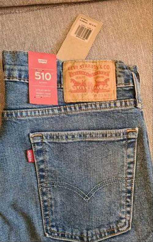 Джинсы Levi's Mужcкие 510 Skinny Fit