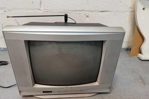 Цветной телевизорjvc AV-1401UE с подставкой