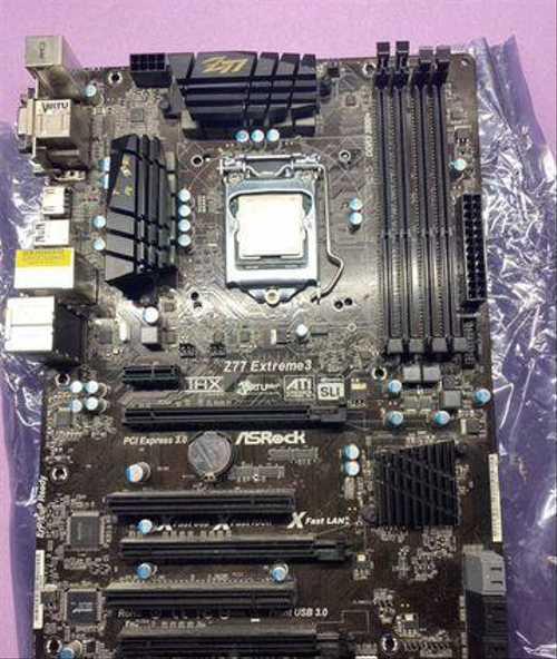 Материнская плата ASRock Z77 Extreme 3 + i5 3570t