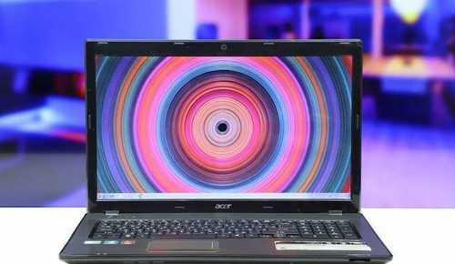 Ноутбук Acer 17, Core i3, 6GB, 500GB, Radeon 6370M